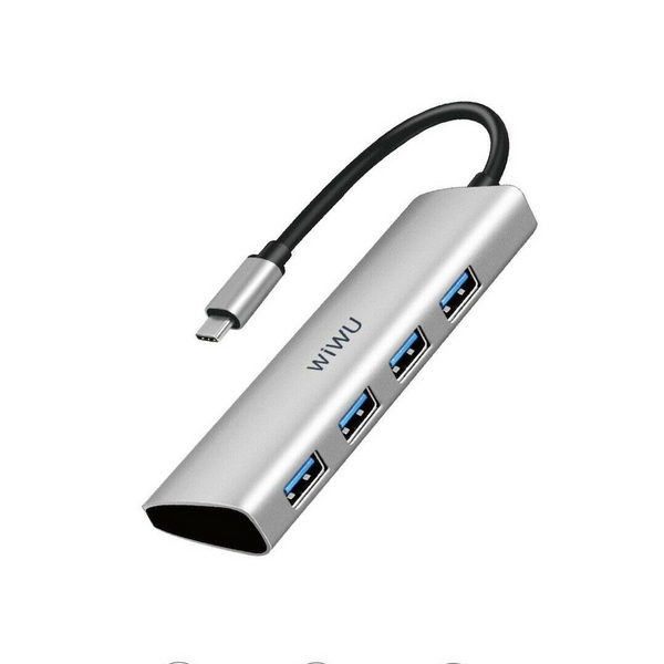 Wiwu Alpha 4-in-1 USB-C Adapter - iStore Nigeria